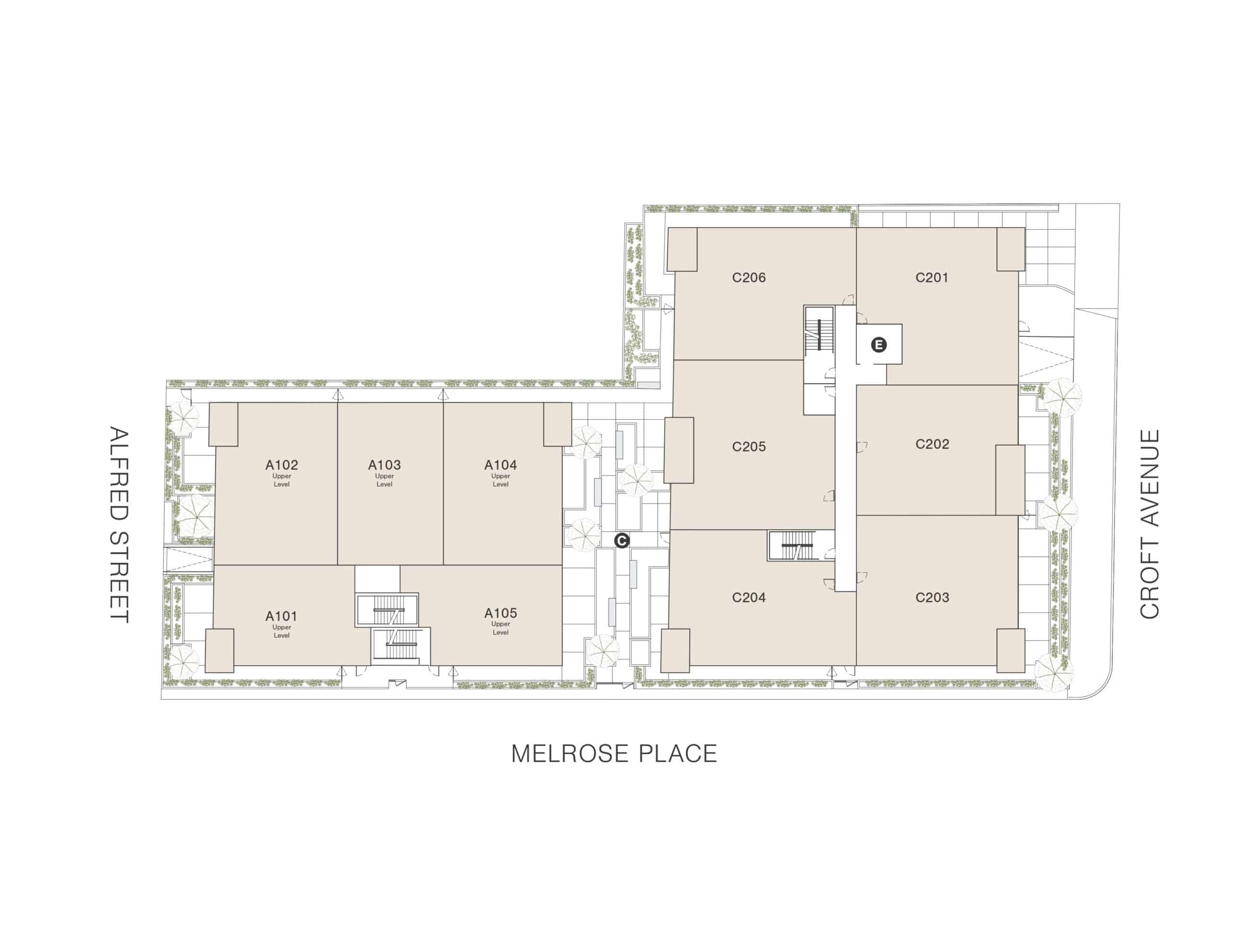 Floor Plans | The Alfred | by The Melrose Collection - The Alfred | by ...