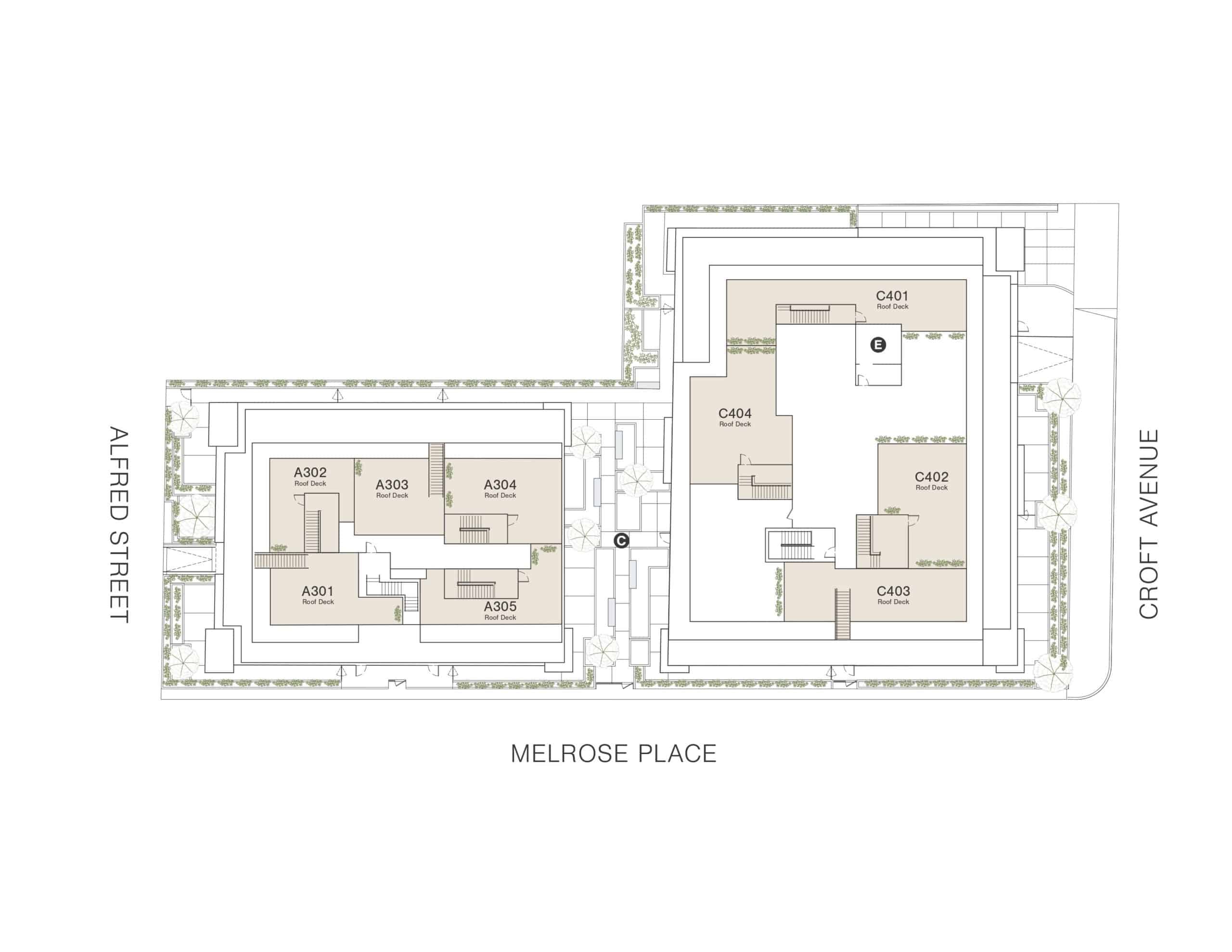Floor Plans | The Alfred | by The Melrose Collection - The Alfred | by ...